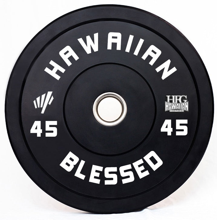 NEW DROP! HFG X BLESSED MMA COLLAB BUMPER PLATES – Hawaiian Fightgear