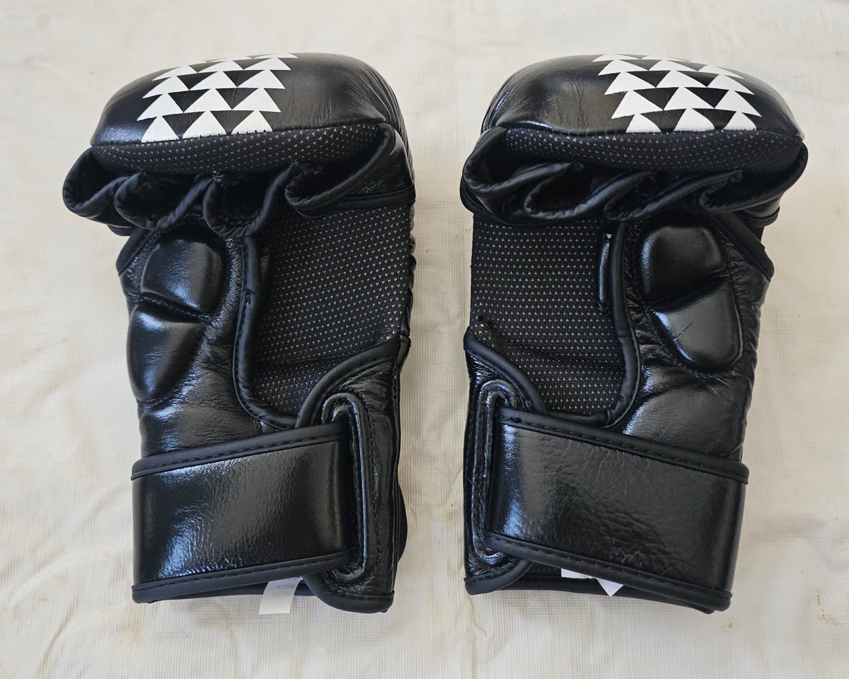 MMA Spar "Tribal" Gloves 6 oz.- Black – Hawaiian Fightgear
